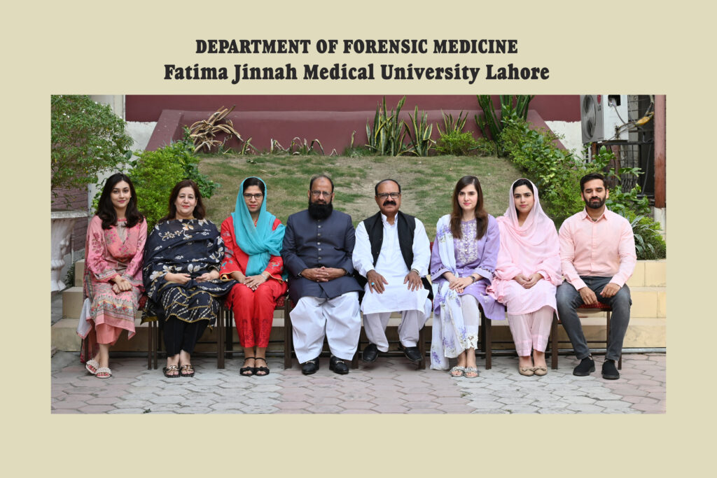 Forensic Medicine – FATIMA JINNAH MEDICAL UNIVERSITY, LAHORE